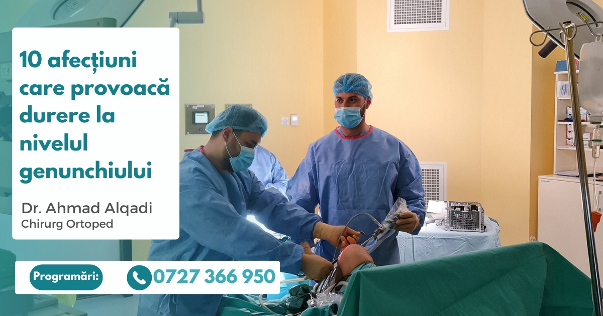 10 afectiuni care provoaca durere la nivelul genunchiului